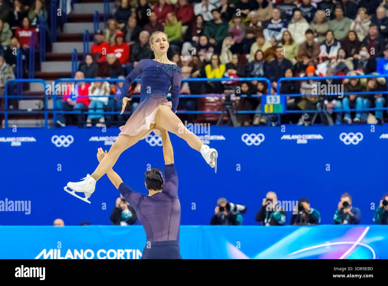 February 16, 2026, Milan, Lombardy, Italy: Minerva Fabienne Hase and ...