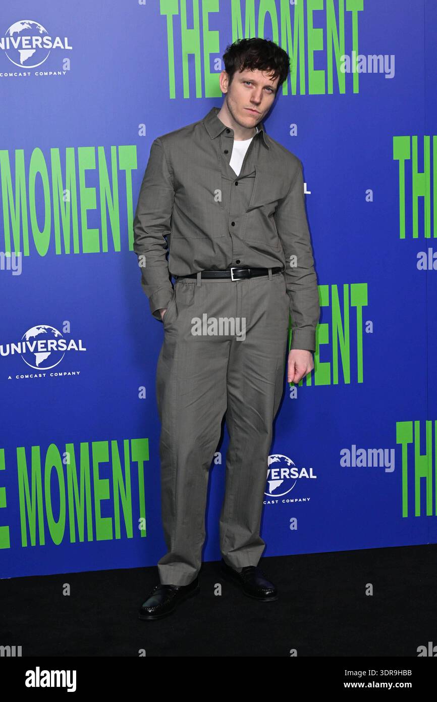 The Moment UK Premiere, London Ben Castle-Gibb walks the red carpet at ...