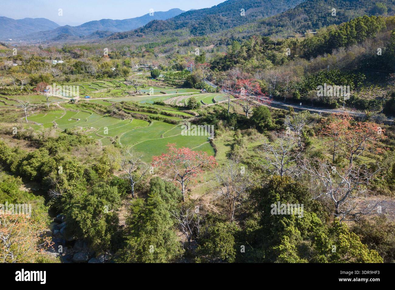 Changjiang. 16th Feb, 2026. An aerial drone photo taken on Feb. 16 ...