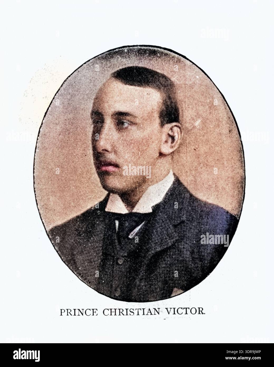 Vintage photograph of Prince Christian Victor of Schleswig-Holstein ...