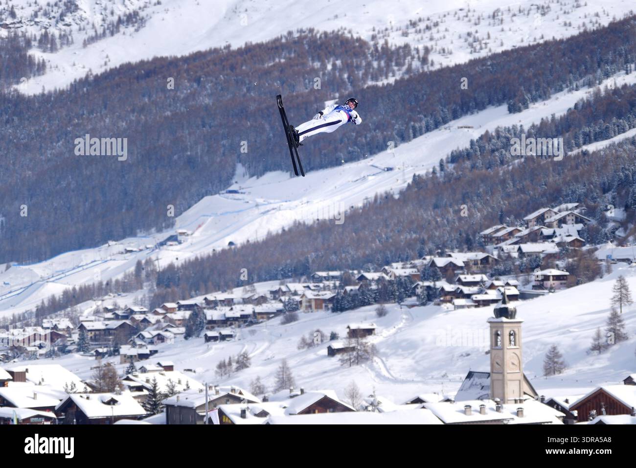 USA's Kaila Kuhn during the Women's Freestyle Skiing Aerials ...