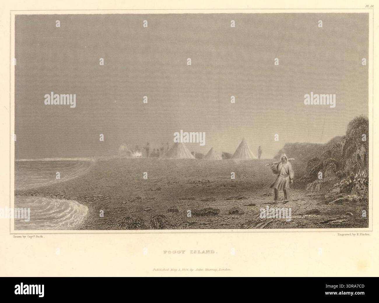 Foggy Island, 1828, English etching and engraving after Admiral Sir ...