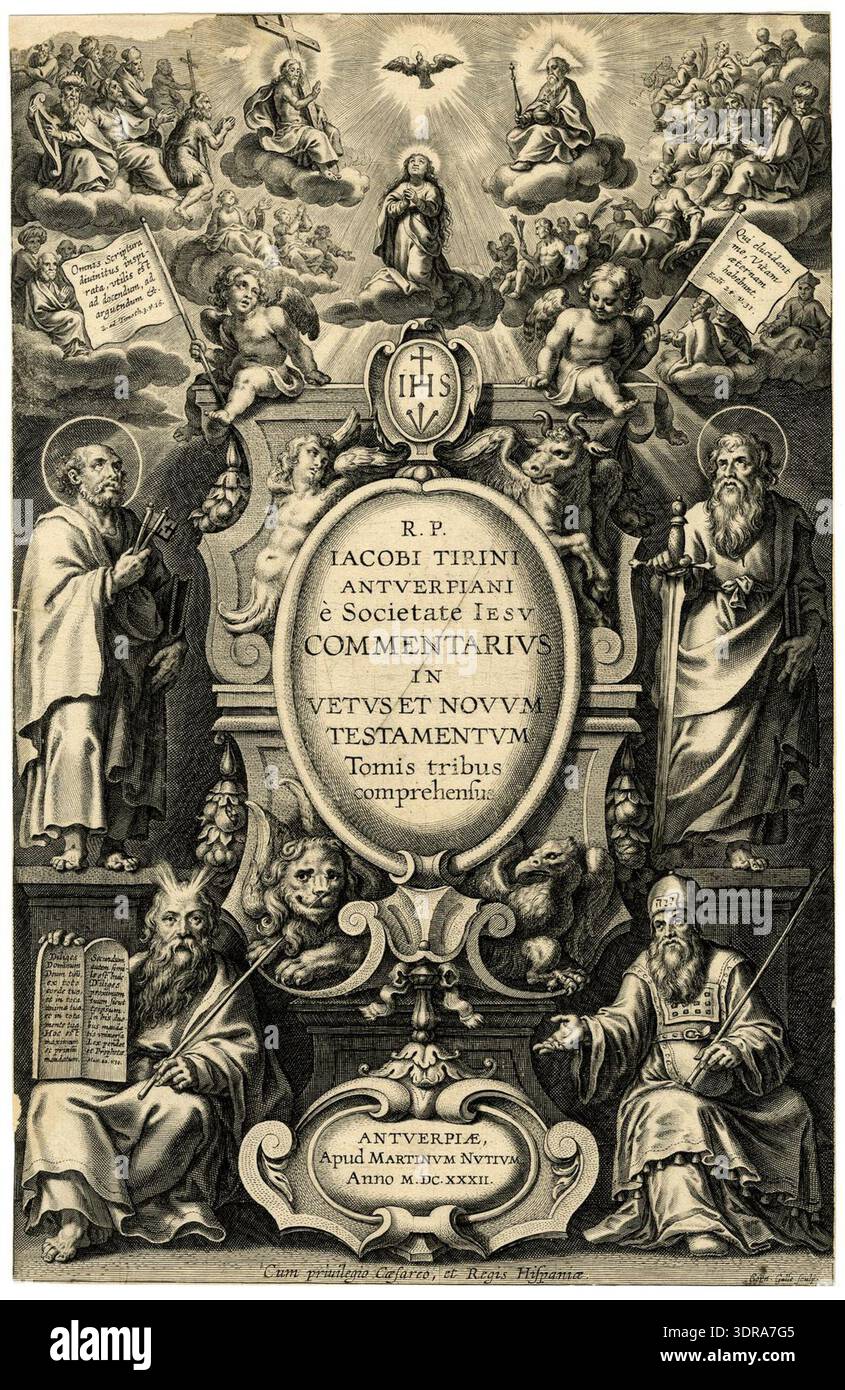 This circa 1632 engraving by Cornelis Galle I, published by Martinus ...