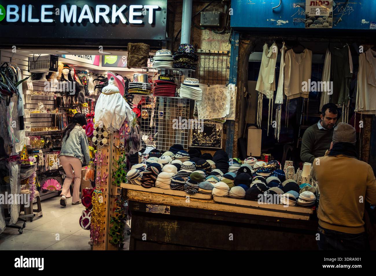 Jerusalem, Israel - February 17, 2026 The art of trade at Mahane Yehuda ...