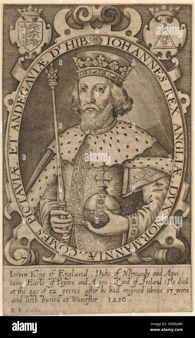 Historie and lives of the kings of england hi-res stock photography and ...