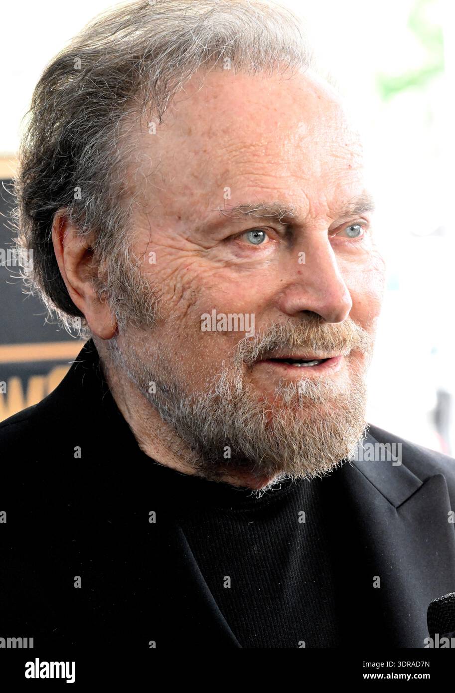 Actor Franco Nero does interviews on his Star on The Hollywood Walk Of ...