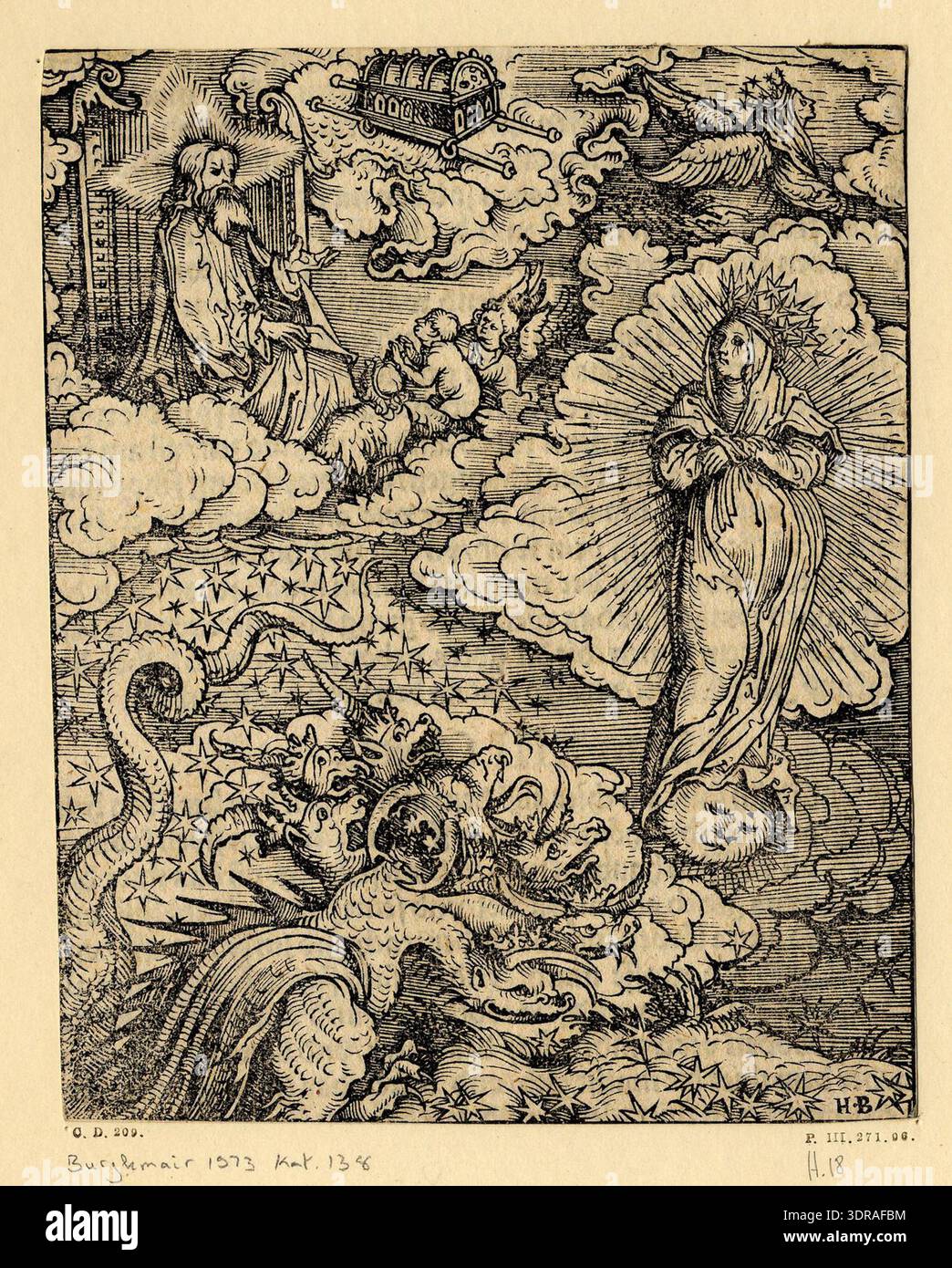 This 1523 woodcut by Hans Burgkmair the Elder, printed by Silvan Otmar ...