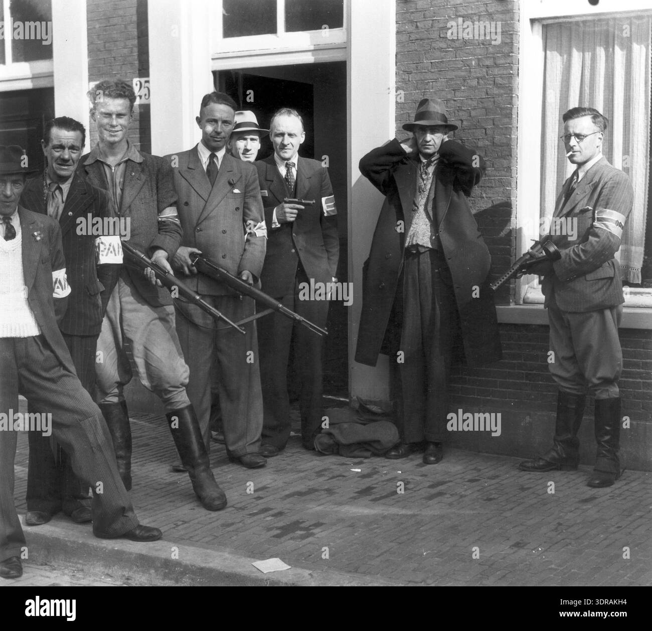 Photograph depicting a collaborator after world war ii hi-res stock ...