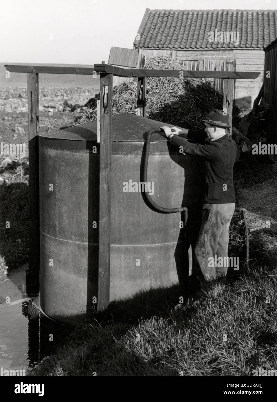 The photograph shows private gas extraction in noord holland hi-res ...