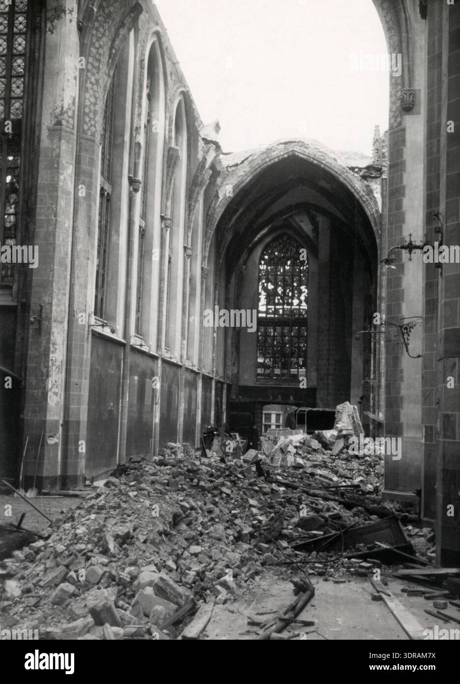 Netherlands the image documents post war destruction during world war ...