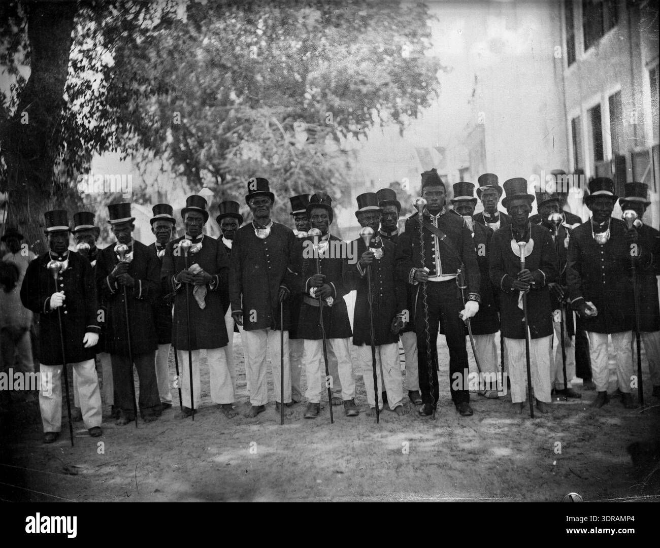 Colonial military organization Black and White Stock Photos & Images ...