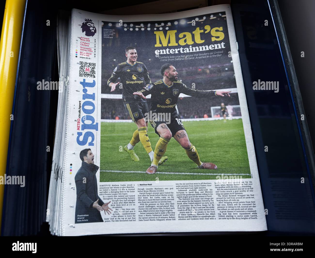 Matheus cunha manchester united hi-res stock photography and images - Alamy