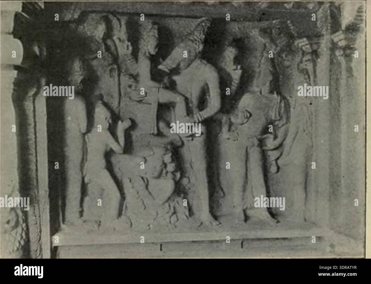 Devotional iconography in early 20th century hindu temple art hi-res ...