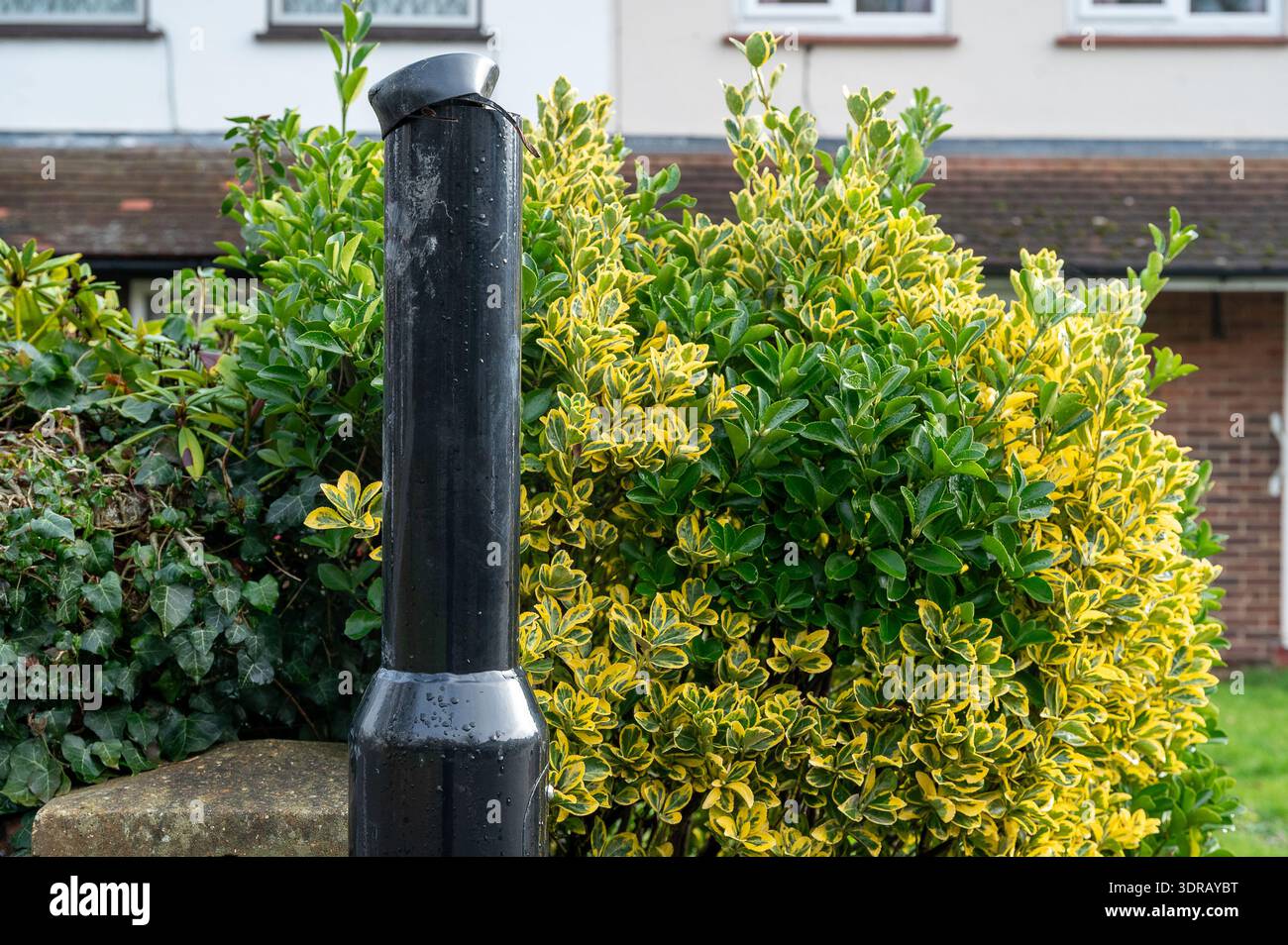Uxbridge, UK. 13th February, 2026. The remains of a half cut down ULEZ ...