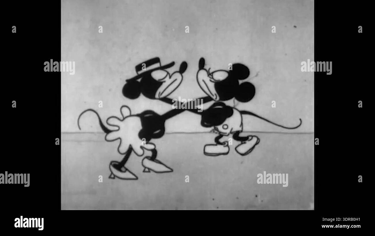A 1928 animated short by Black and White Stock Photos & Images - Alamy