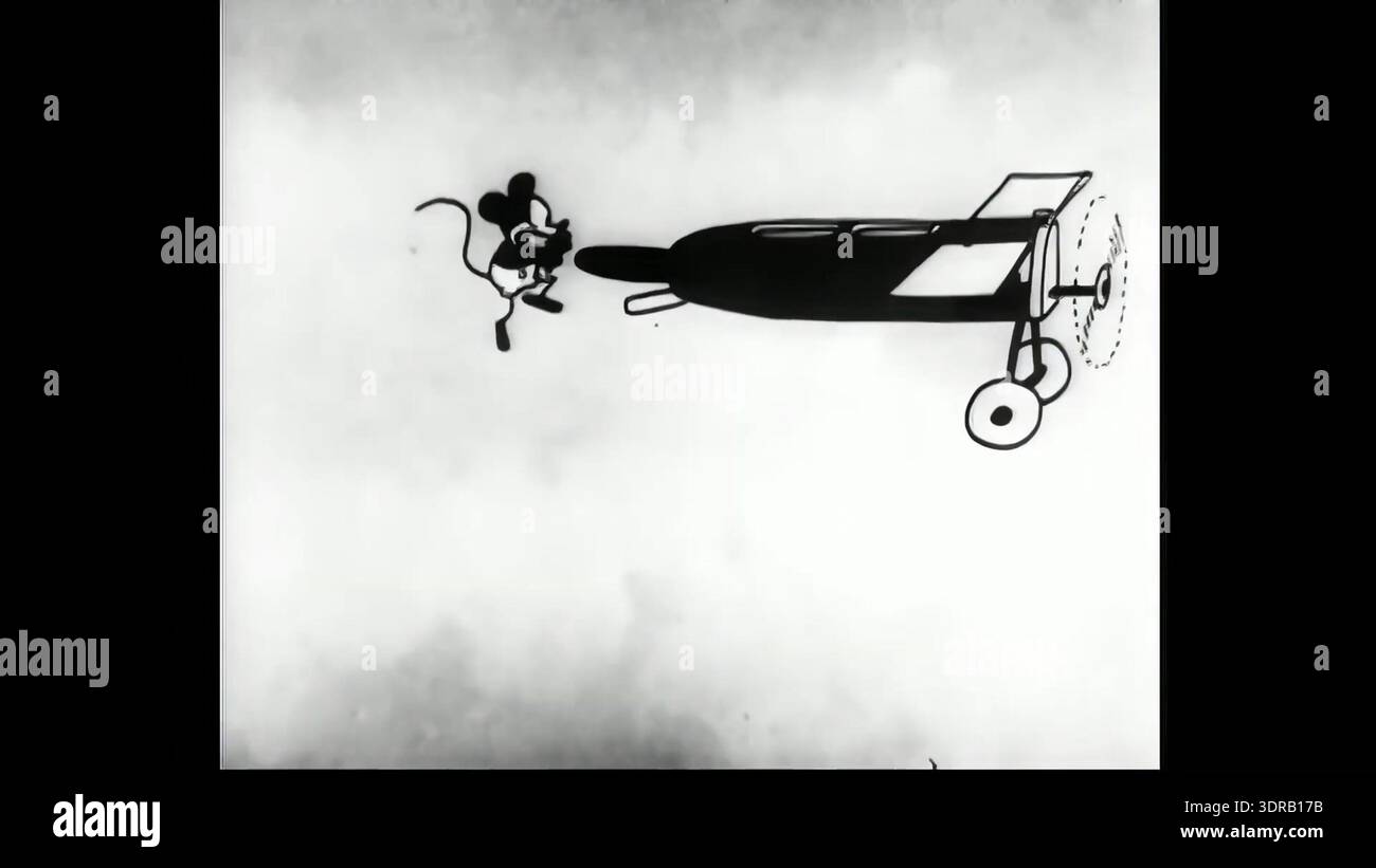 Visual timing plane crazy represents pioneering american animation hi ...