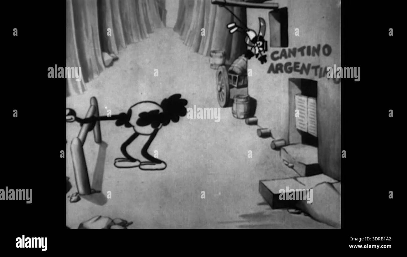 This screenshot from 'The Gallopin' Gaucho' depicts an animated gaucho ...