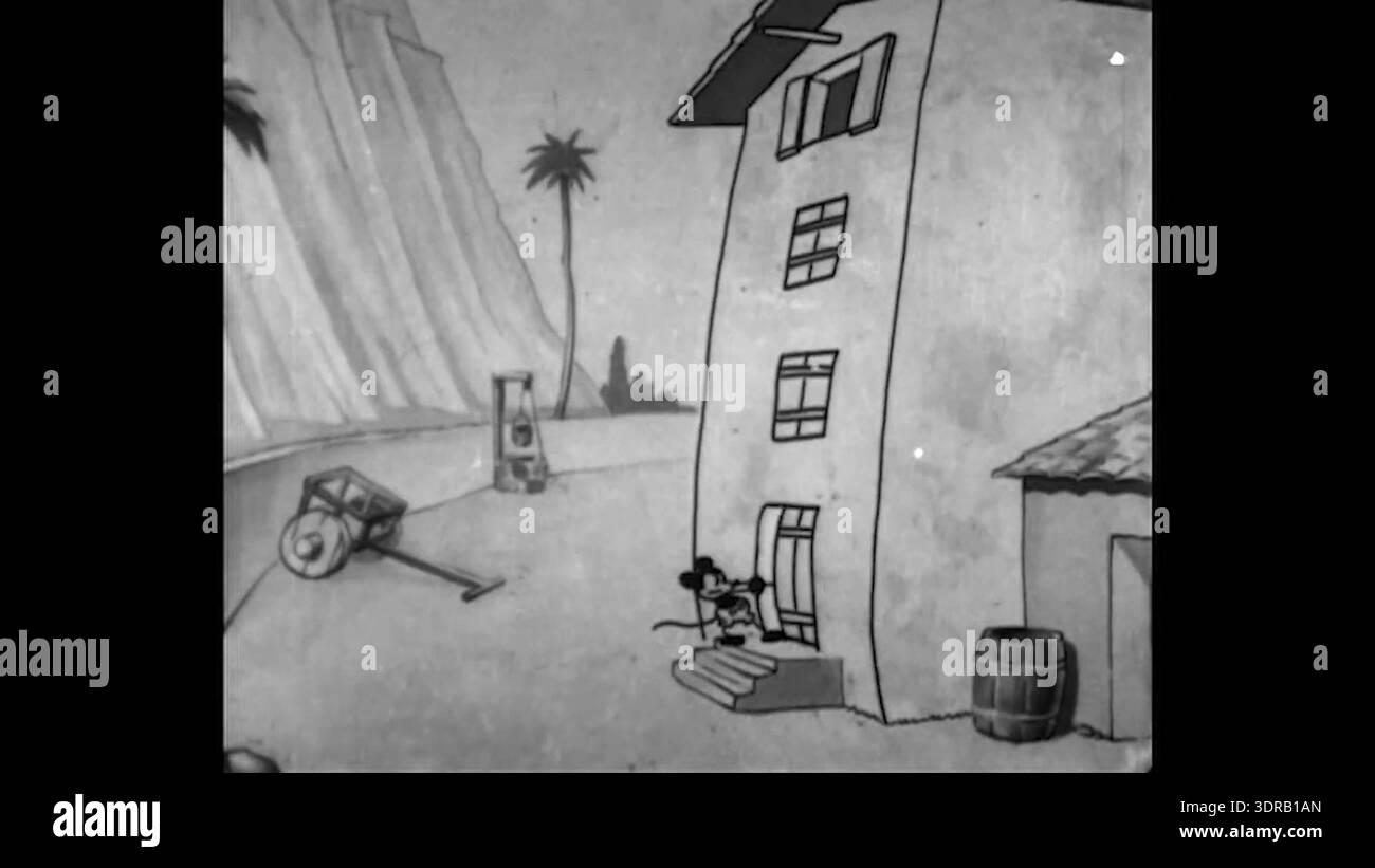 The black and white short illustrates early animation techniques hi-res ...