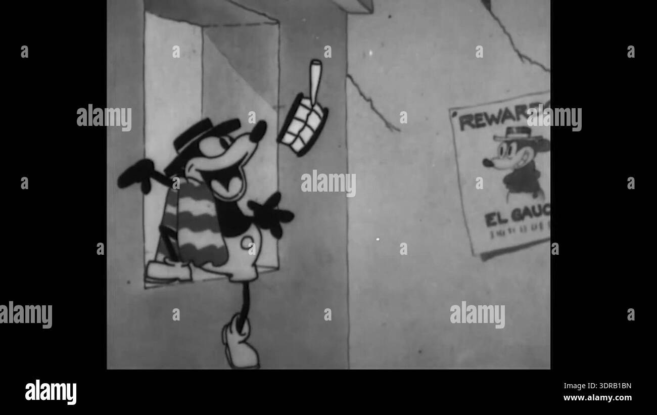 Disney characters animation Black and White Stock Photos & Images - Alamy