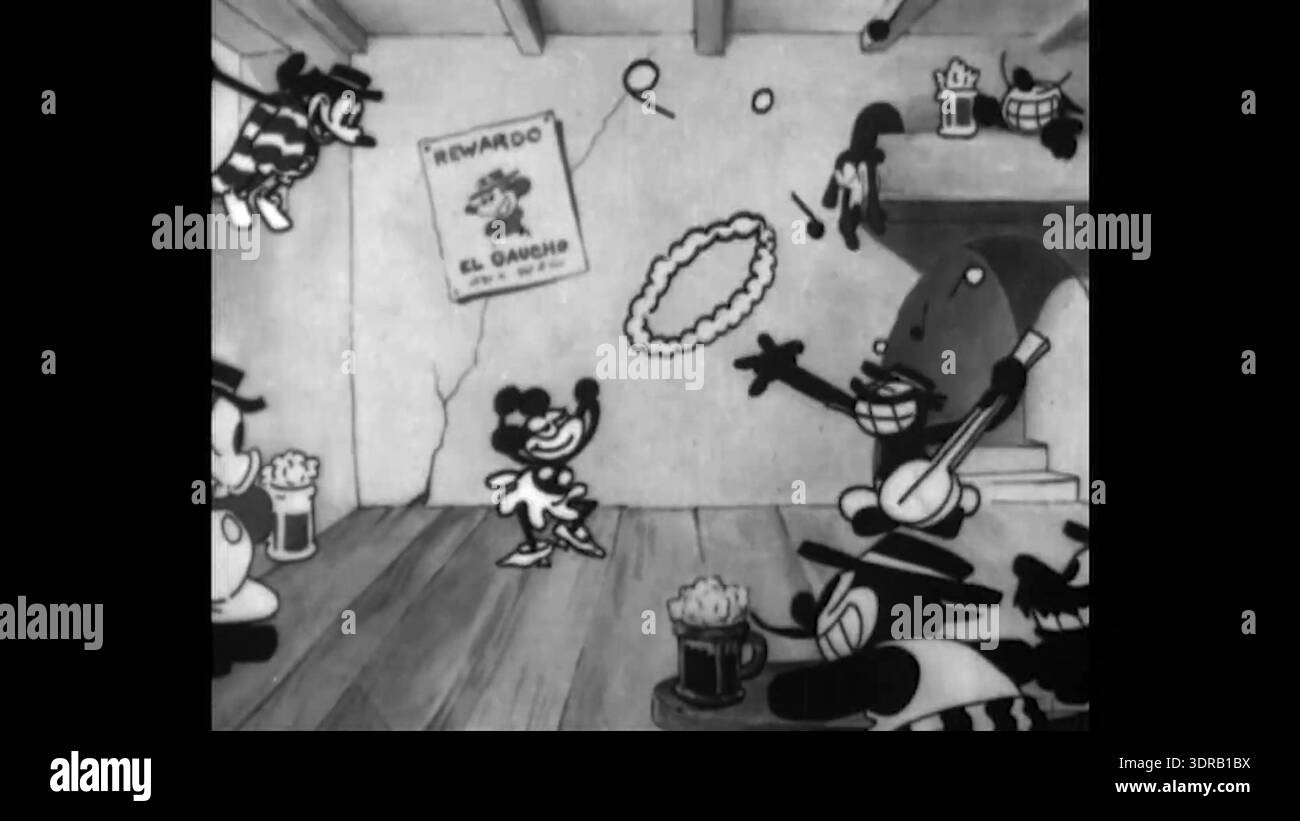 Disney characters animation Black and White Stock Photos & Images - Alamy