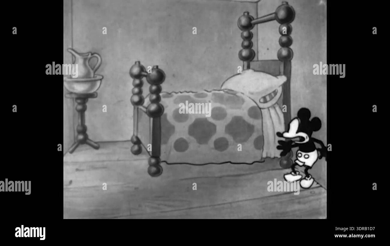 This screenshot from The Gallopin' Gaucho (1928) shows Mickey Mouse as ...