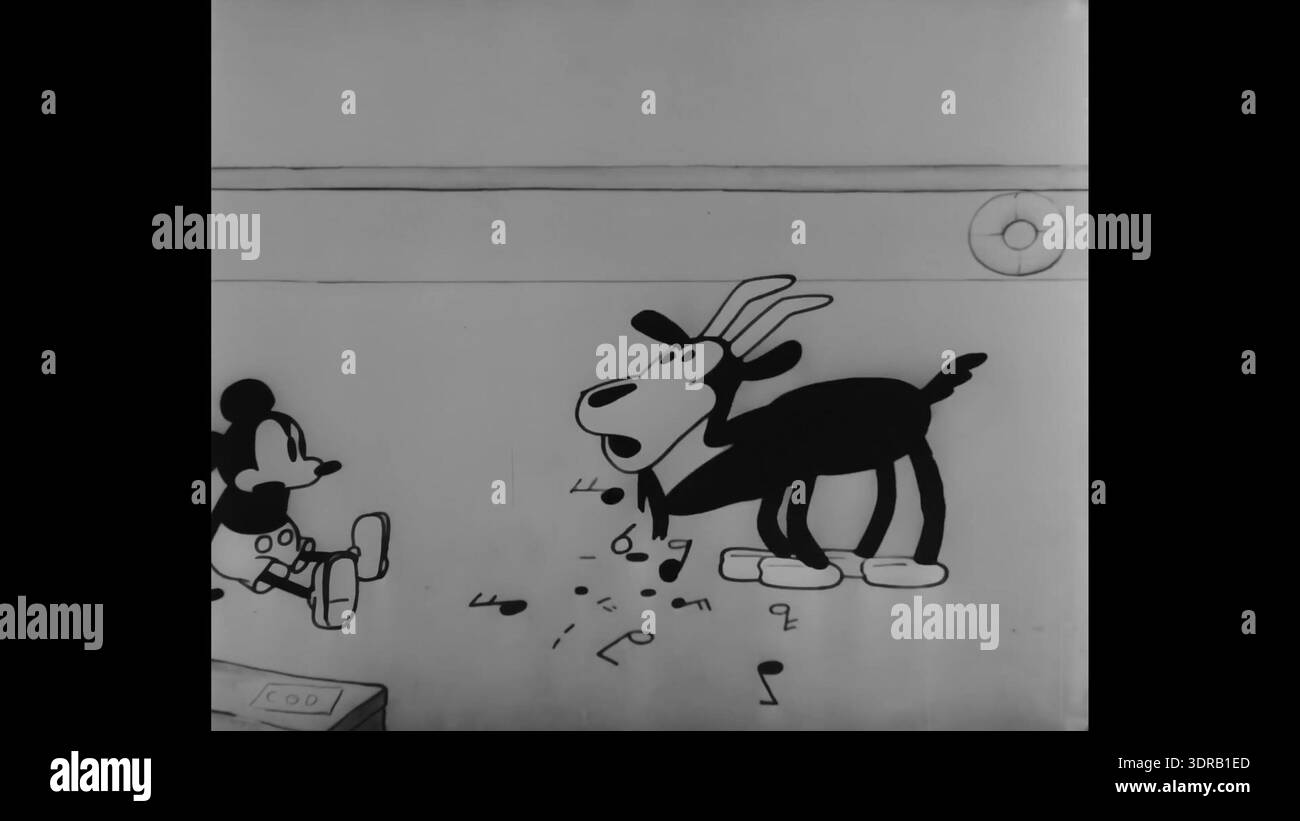 A 1928 animated short by Black and White Stock Photos & Images - Alamy