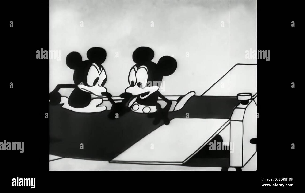 The short demonstrates early disney animation hi-res stock photography ...