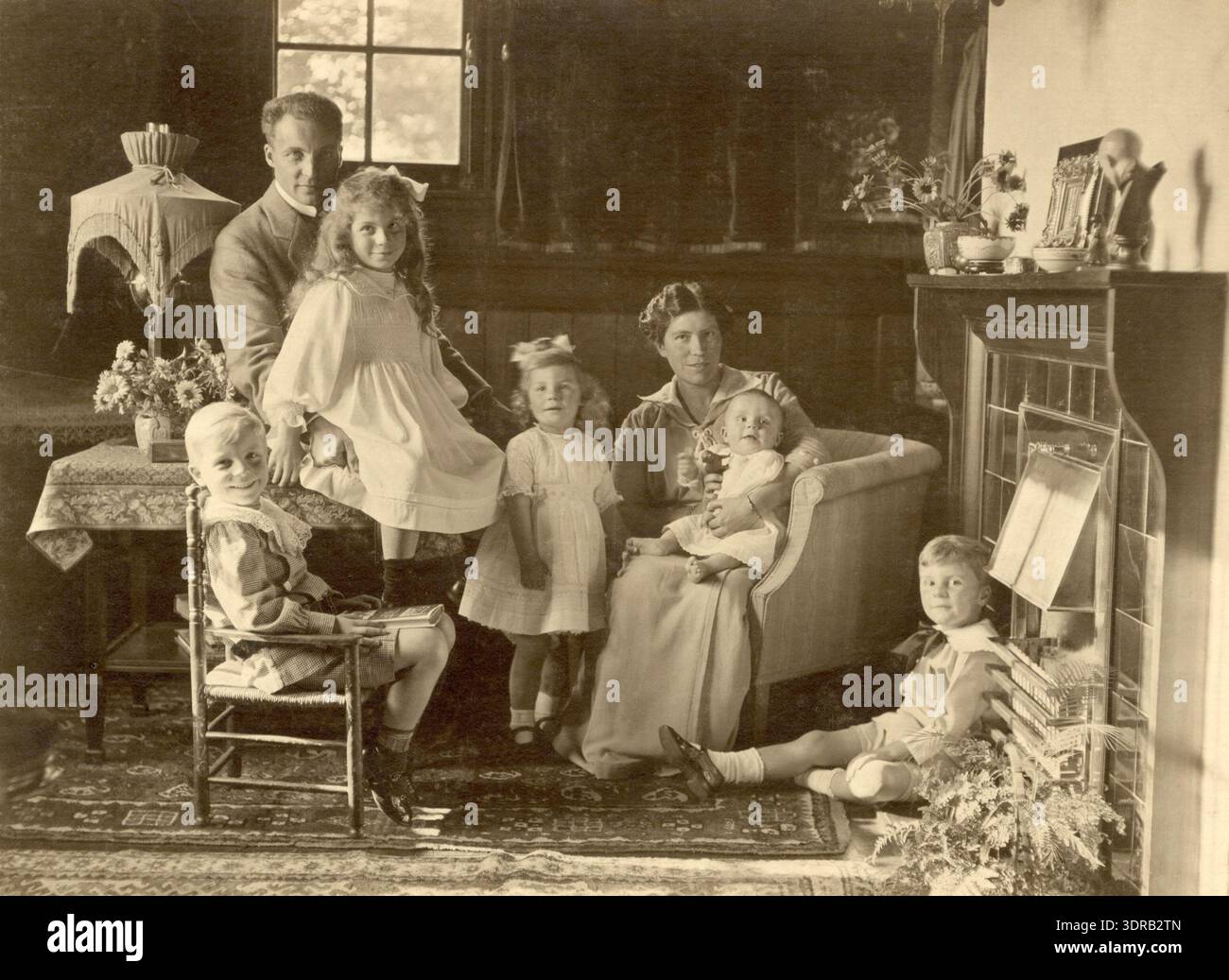 Adriaan boer photographed the family of stephen willem hi-res stock ...