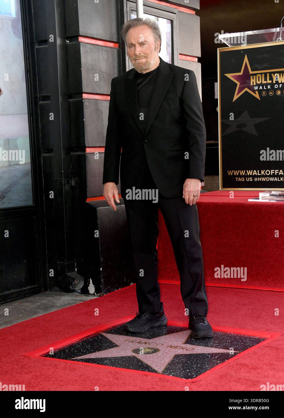 Actor Franco Nero is honored with a Star on The Hollywood Walk Of Fame ...