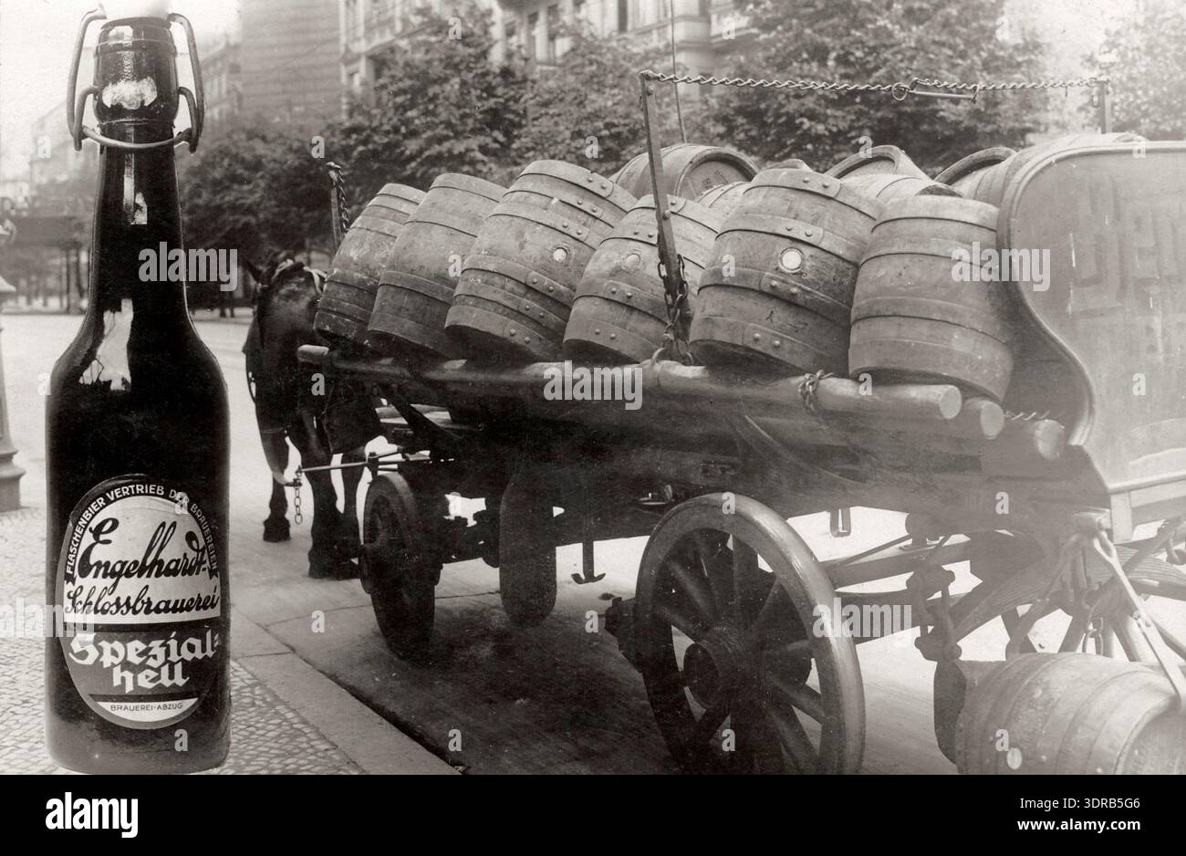 This photomontage illustrates the effects of inflation in berlin hi-res ...