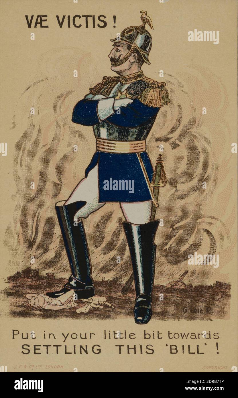 Wwi propaganda cartoon shows hi-res stock photography and images - Alamy