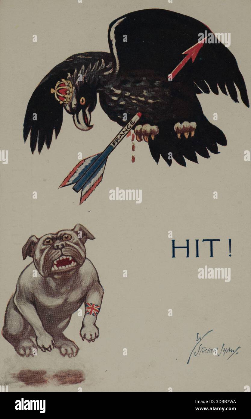 Wwi propaganda cartoon shows hi-res stock photography and images - Alamy