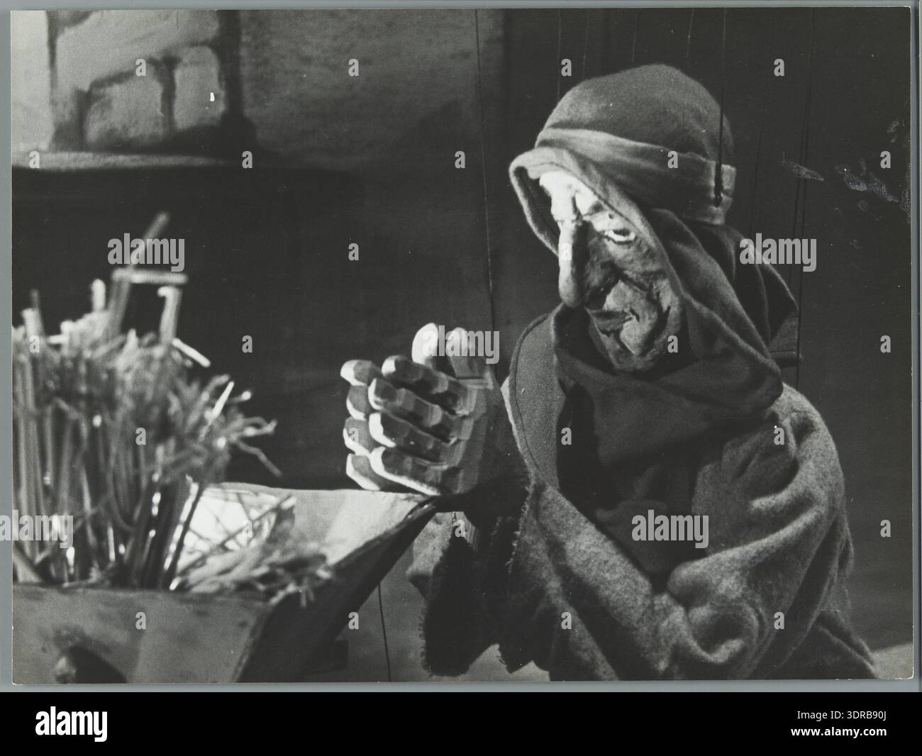 A 1938 Catholic puppet Christmas play shows one of the shepherds in ...