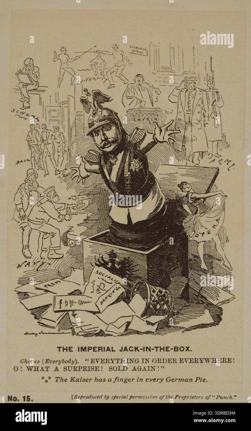 Wwi propaganda cartoon shows hi-res stock photography and images - Alamy