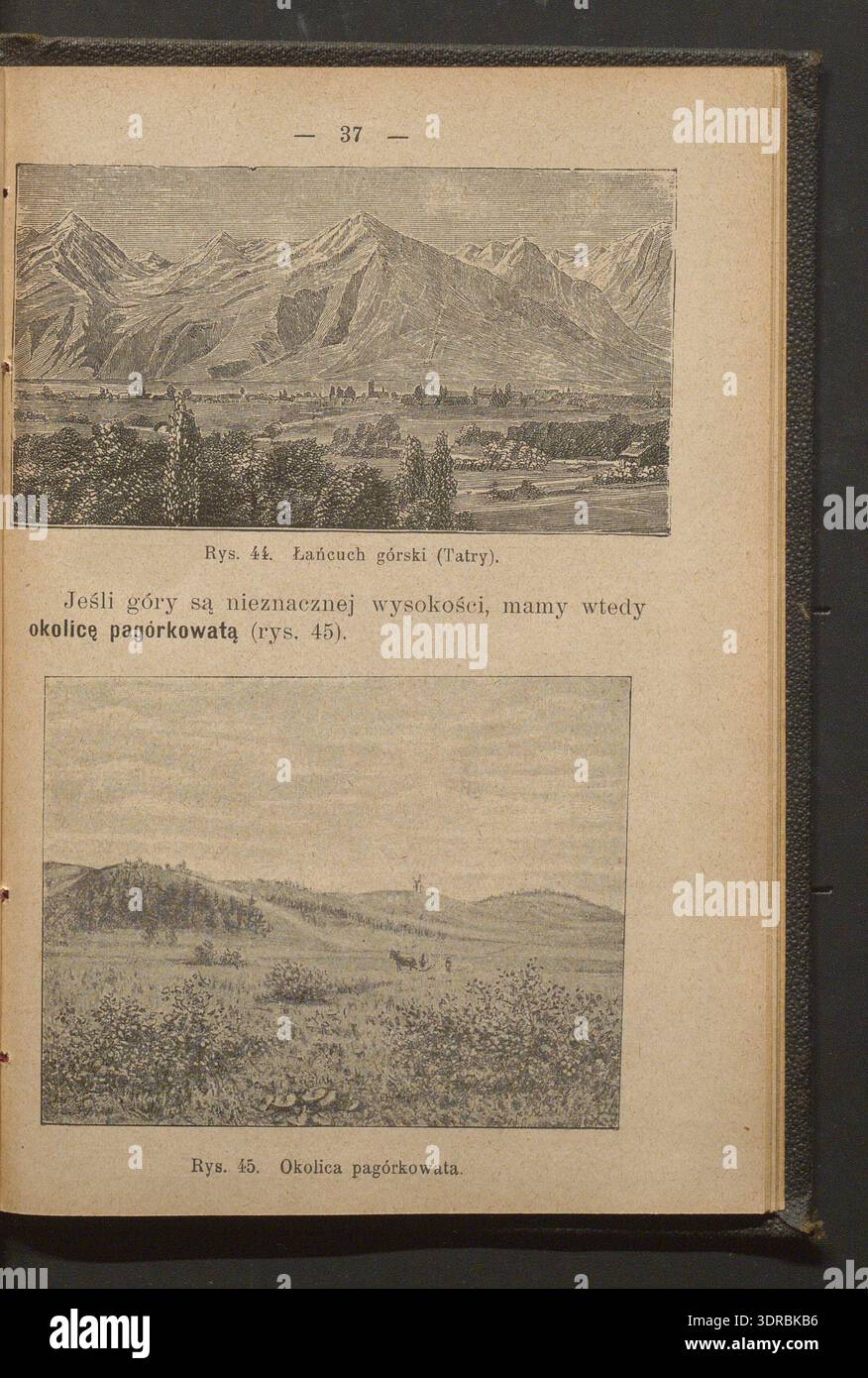 This 1916 geography textbook by stefan aganowski hi-res stock ...