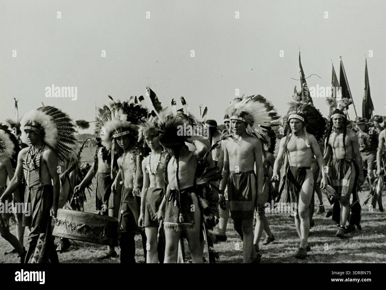 American participants are dressed as native americans hi-res stock ...