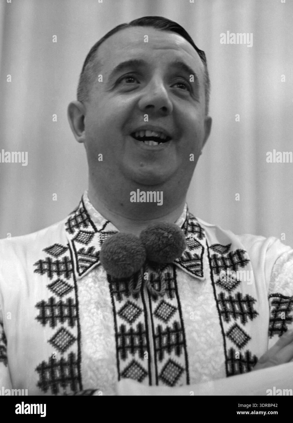 This image depicts a tenor singer in traditional russian attire hi-res ...