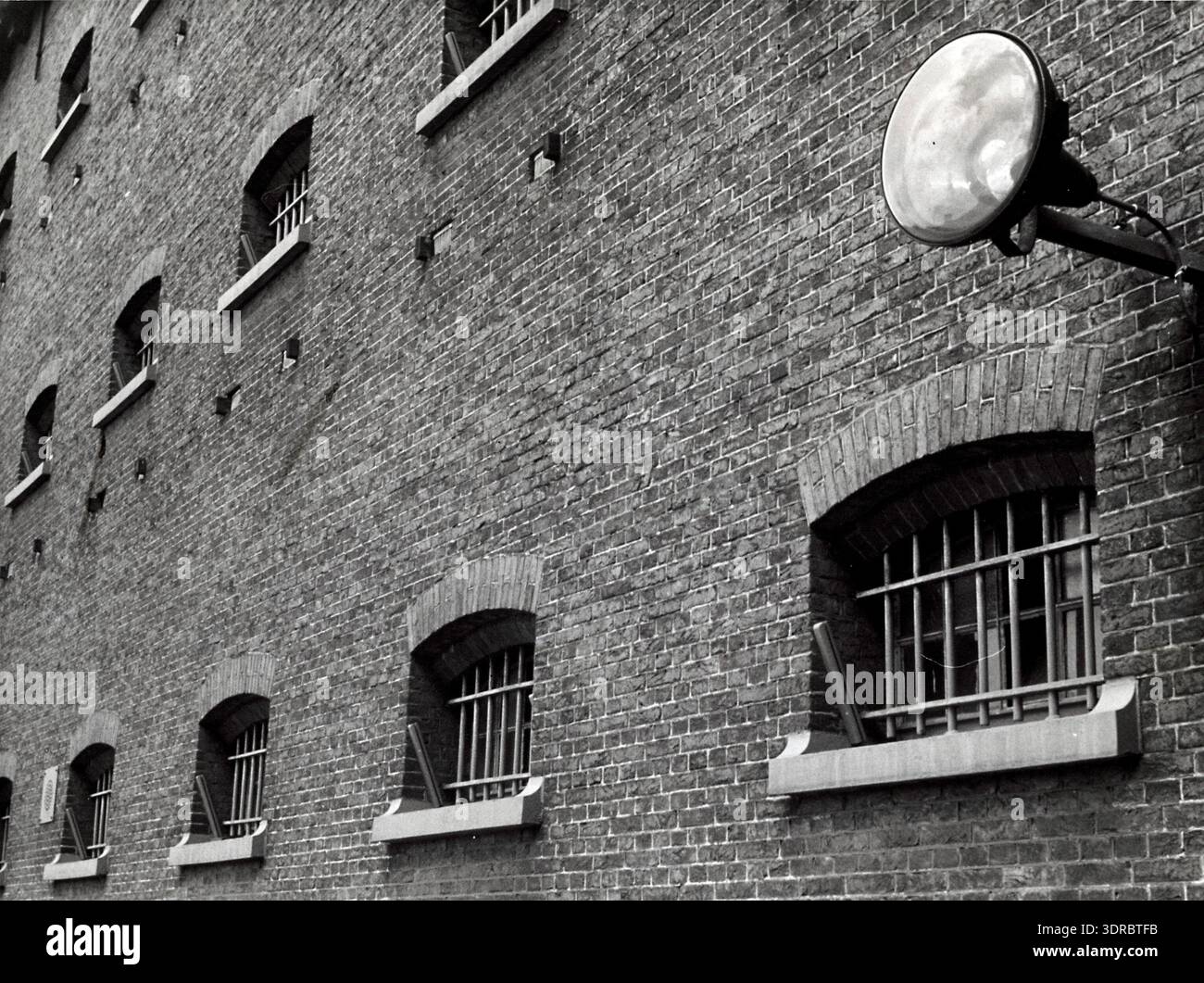 In September 1948, the exterior wall of the Scheveningen prison in the ...