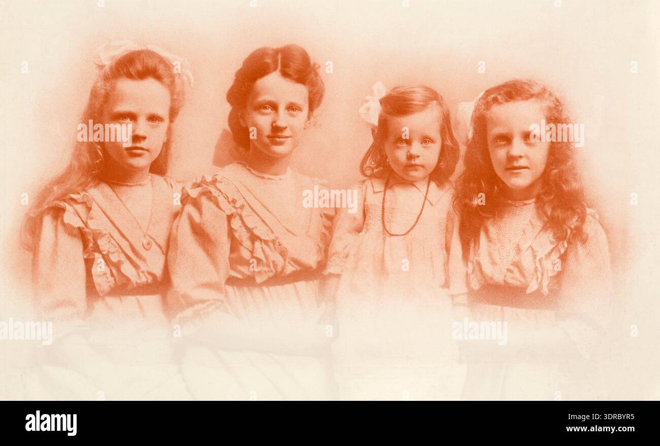 Shows the four de wijs sisters from potgieterweg hi-res stock ...