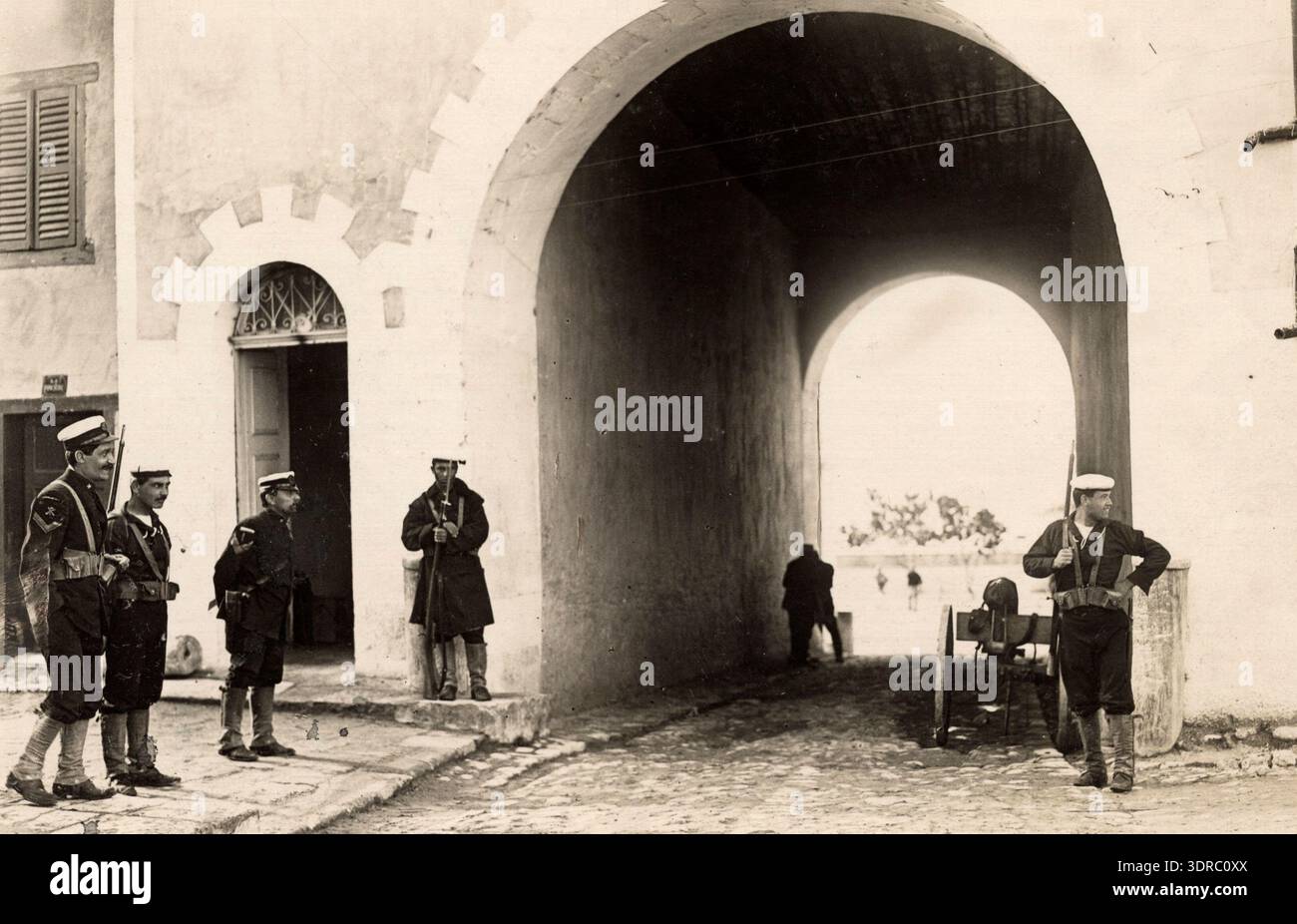 This photograph by A. Grohs before 1914 depicts the main gate of ...