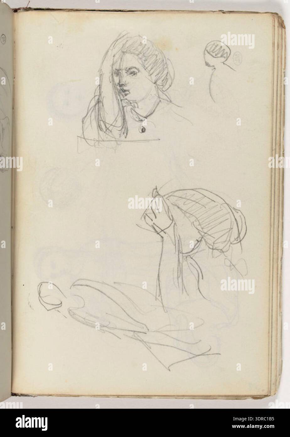 Early 19th century french landscape drawing methods hi-res stock ...