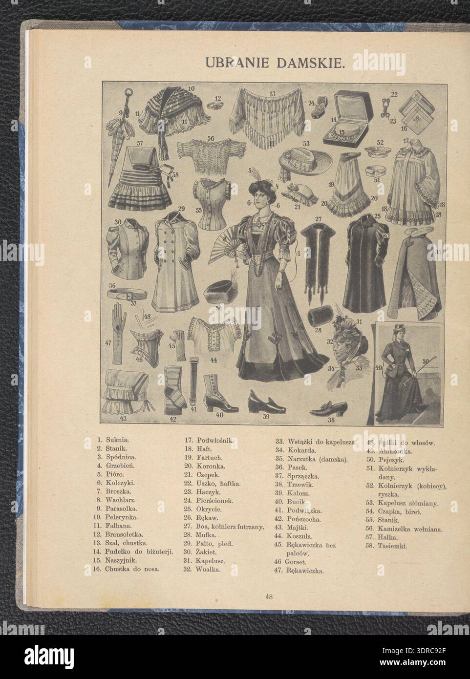 A systematic word list the 103 page book hi-res stock photography and ...