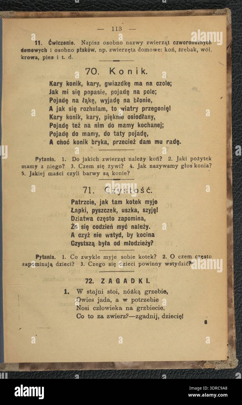 Writing skills published in warsaw by s fabijaski hi-res stock ...