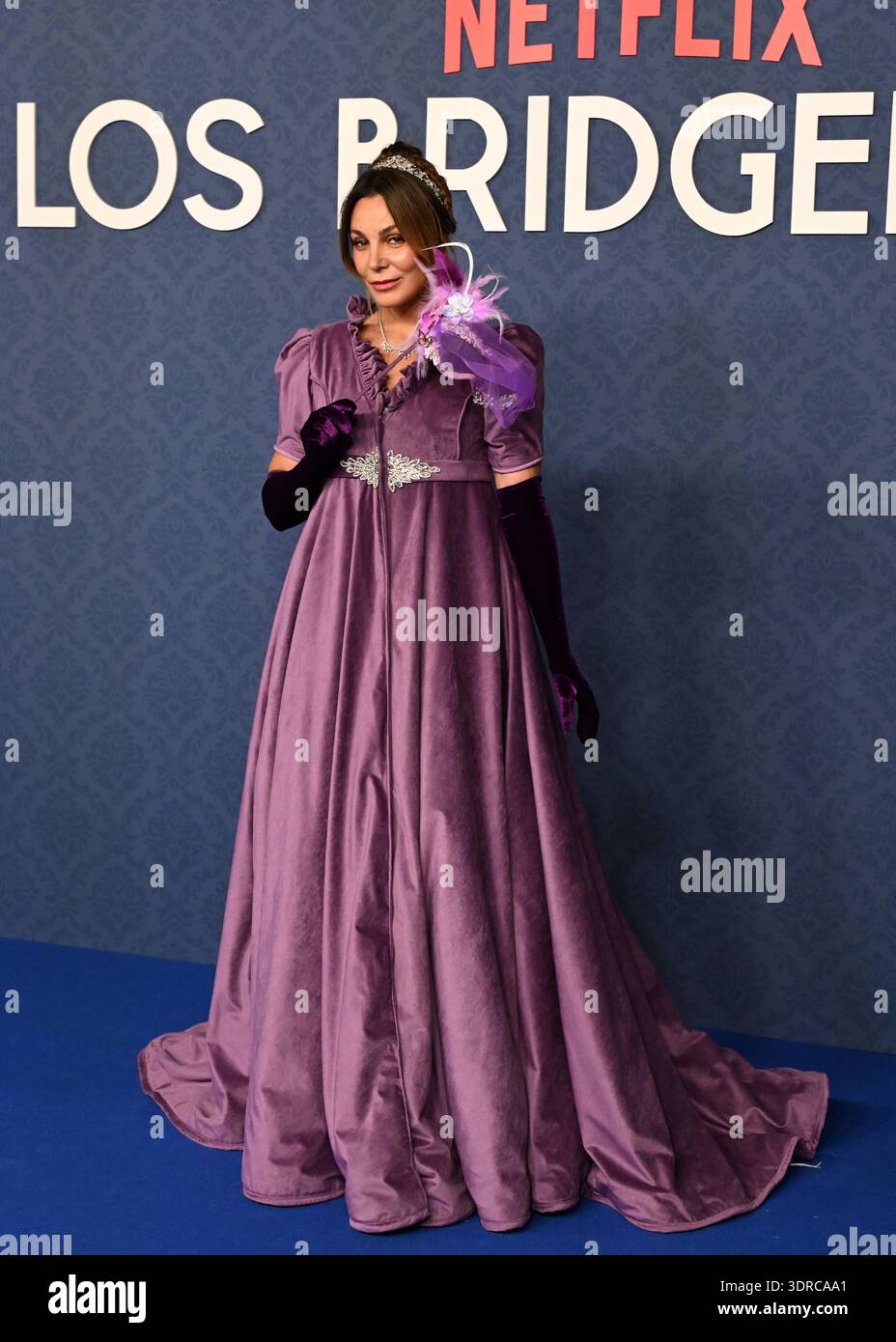 Mar Flores during the Bridgertons' masked ball, on 17 February 2026, in ...