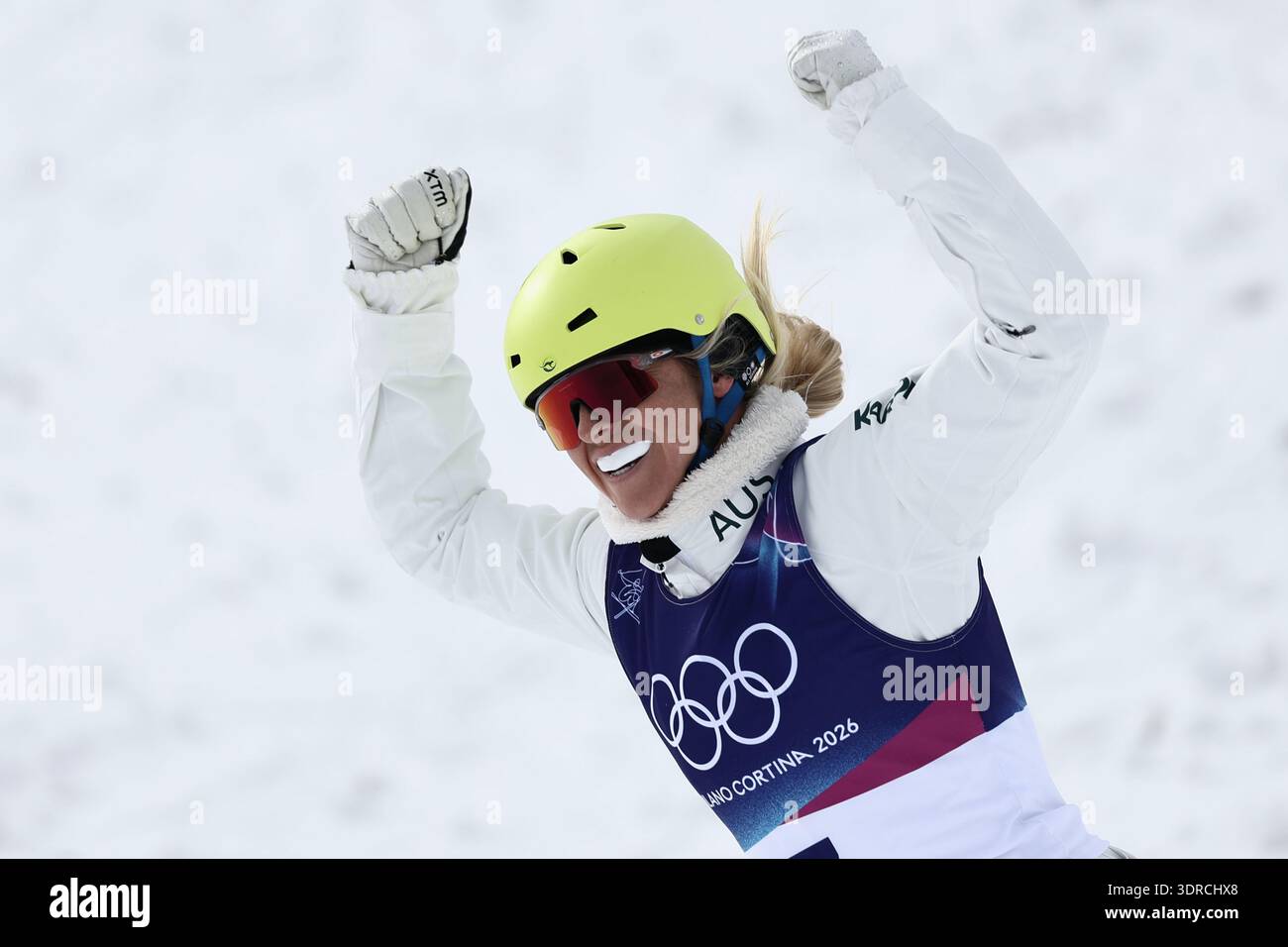 Australia's Danielle Scott (7) celebrates after competing during the ...