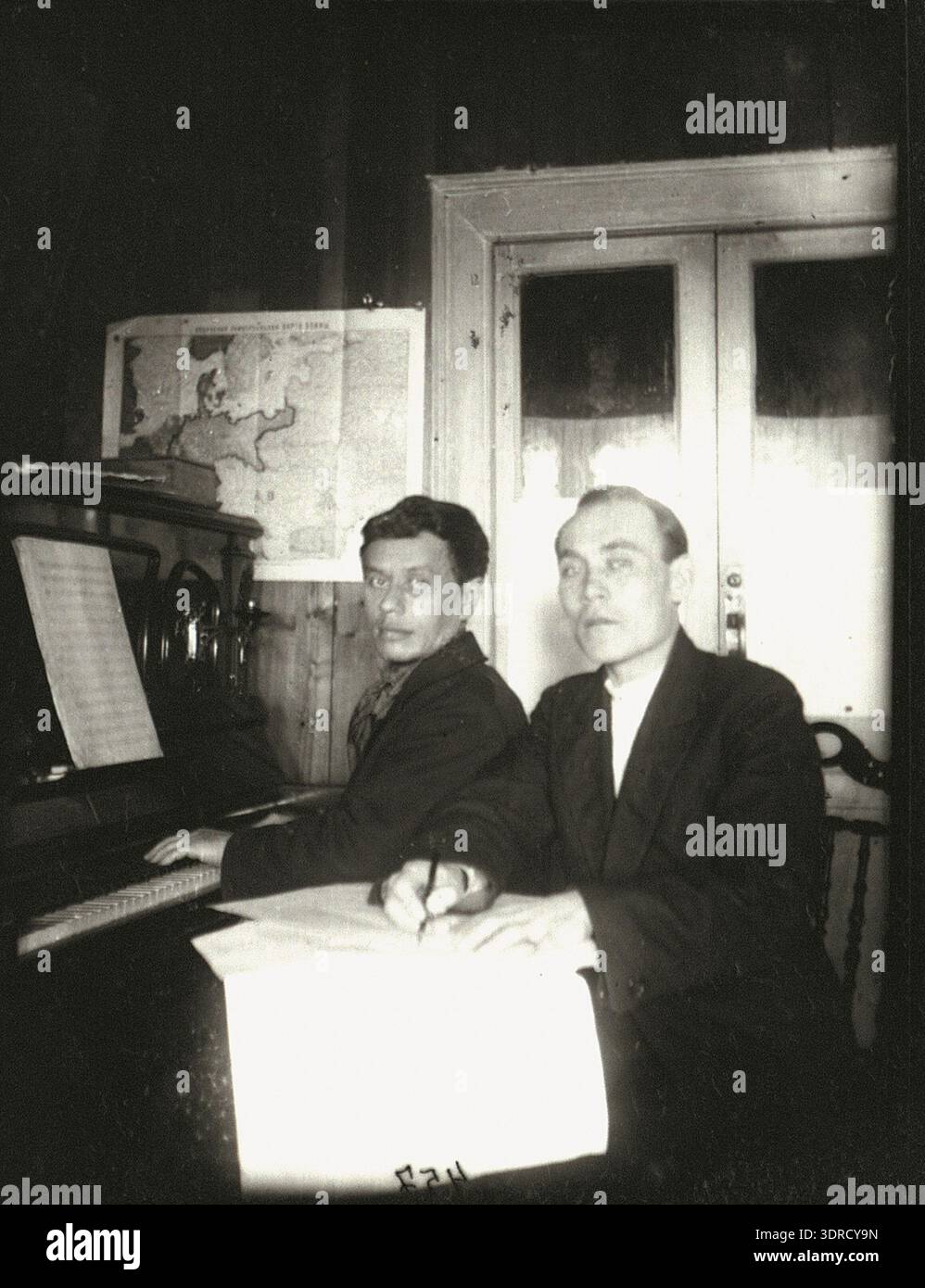 This 1920s photograph features sultan gabyashi and gaziz almukhametov ...