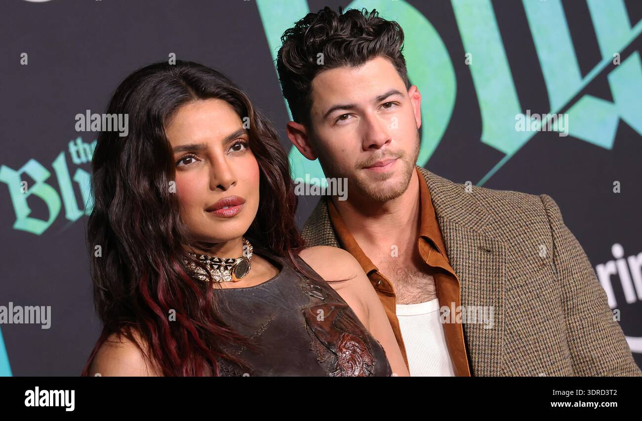 17 February, 2026 - Hollywood, California -Priyanka Chopra Jonas, Nick ...