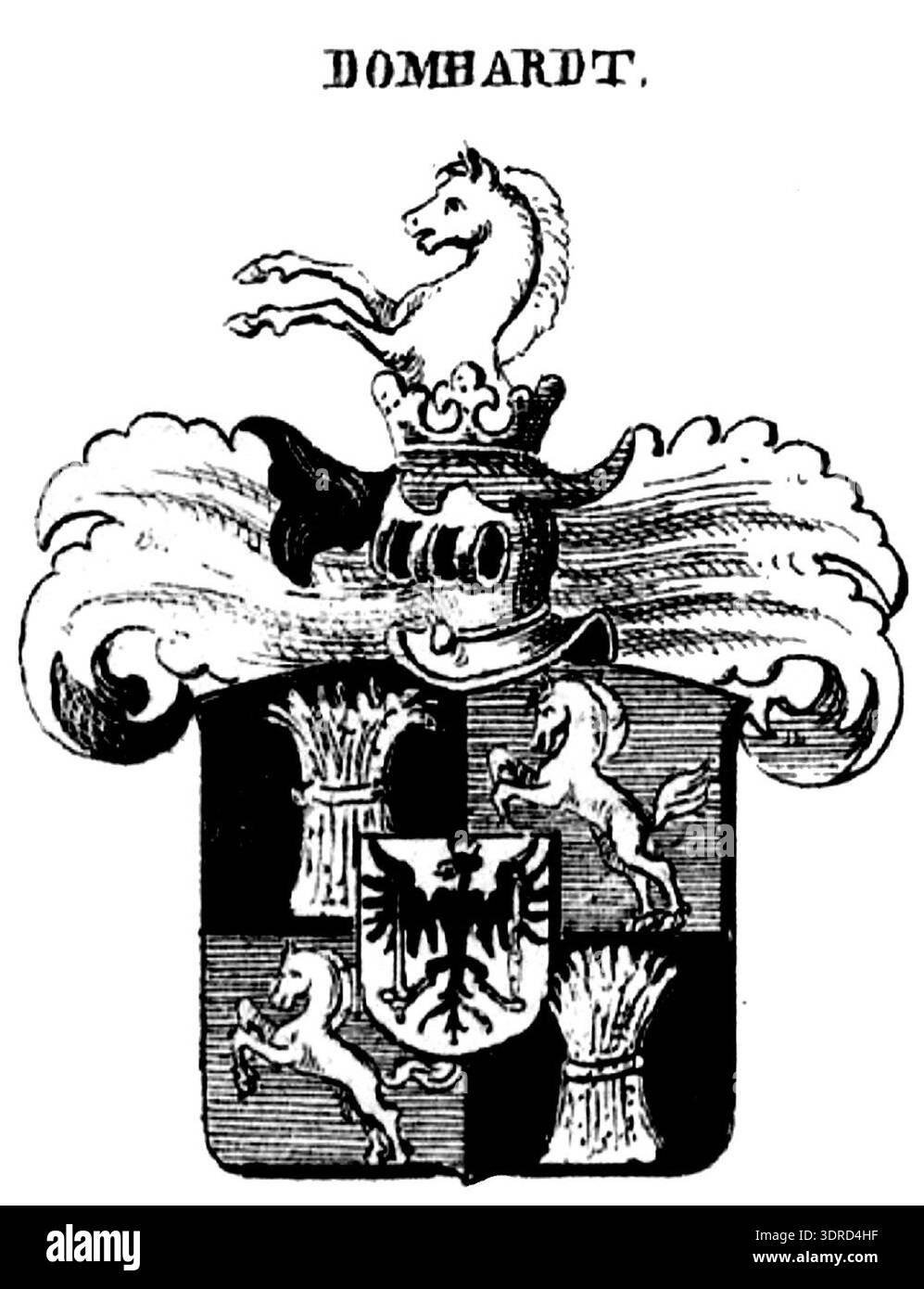 The 1878 heraldic record hi-res stock photography and images - Alamy