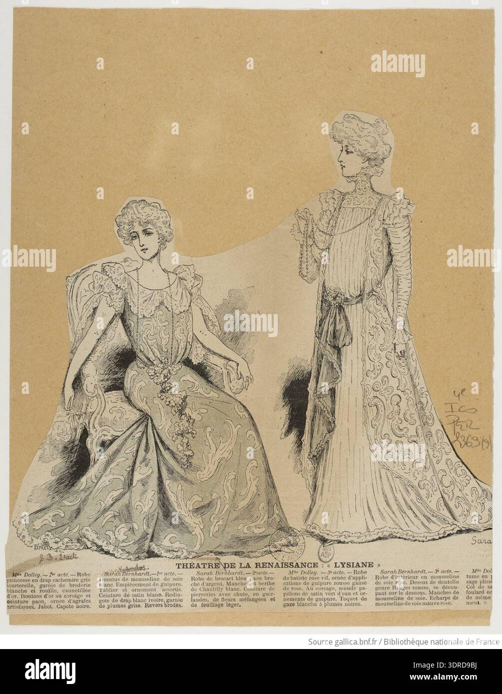 The image shows bernhardt in costume hi-res stock photography and ...