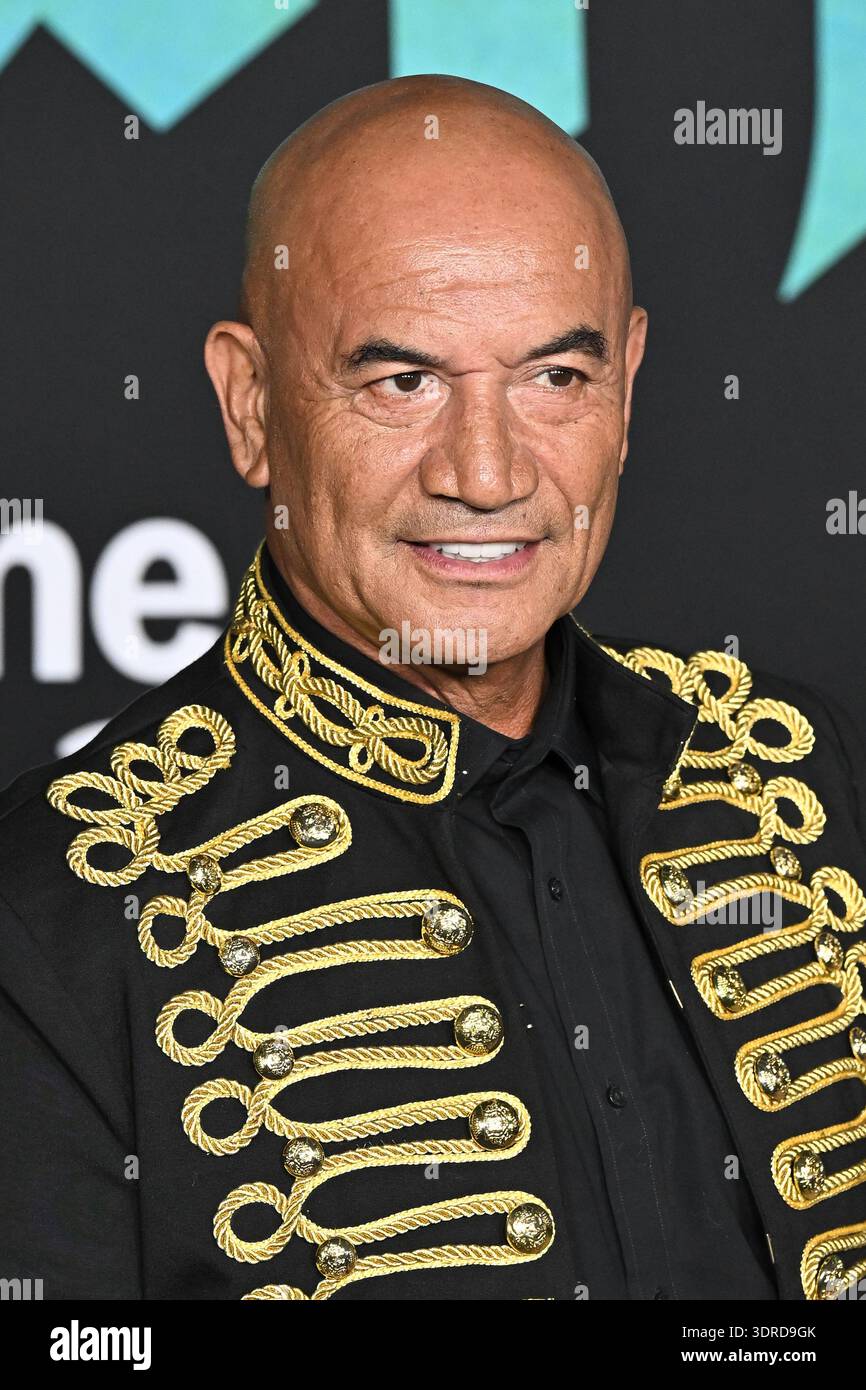 LOS ANGELES, CALIFORNIA - FEBRUARY 17: Temuera Morrison attends World ...